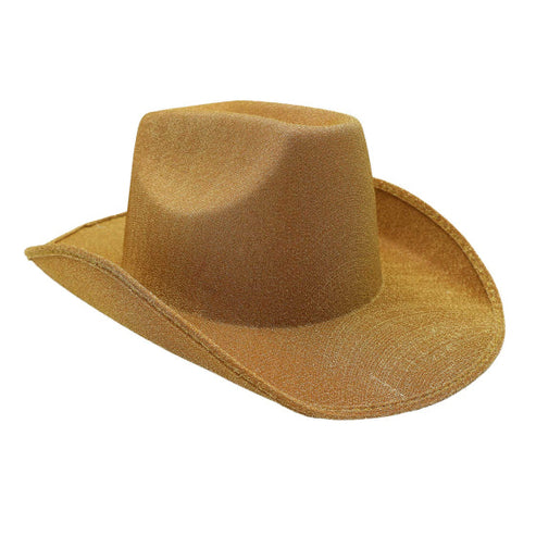 Costume Accessories | Team Spirit Gold Cowboy Hat | Party Savers