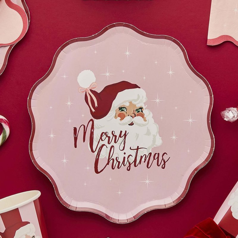 Christmas Party Supplies | Santa Baby NPC Paper Plates | Party Savers