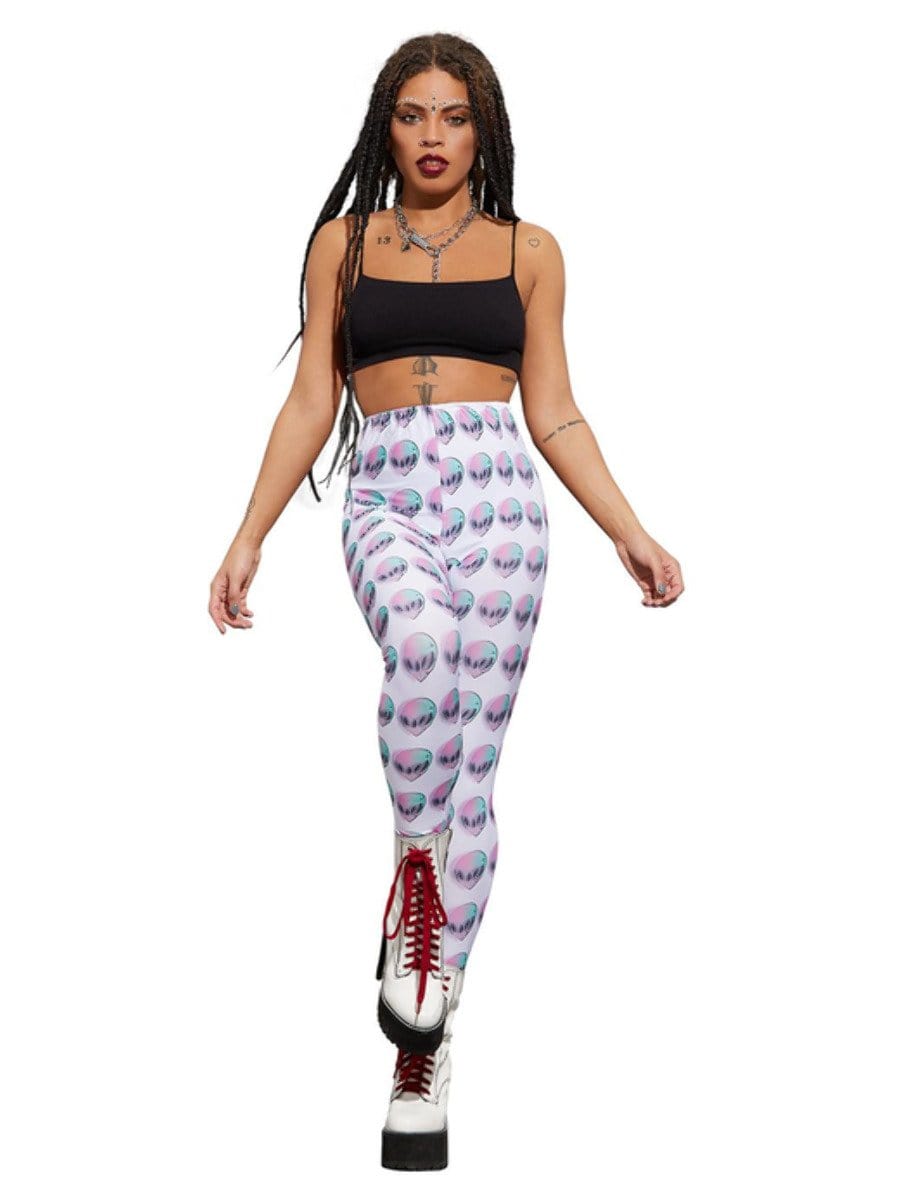 Fever Space Alien Leggings | Party Savers | Halloween Costume Supplies