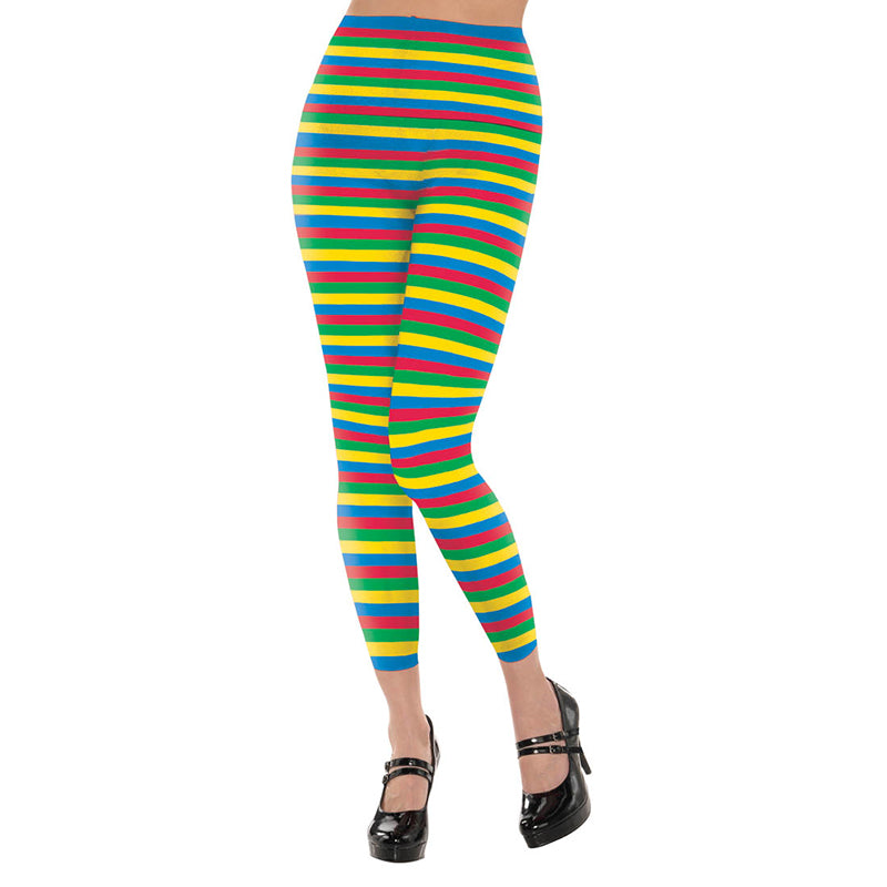 Rainbow Footless Tights | Party Savers | Rainbow Colour Dress Up